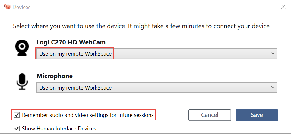 Using a Webcam in Amazon Workspaces – Ayin IT Help Center
